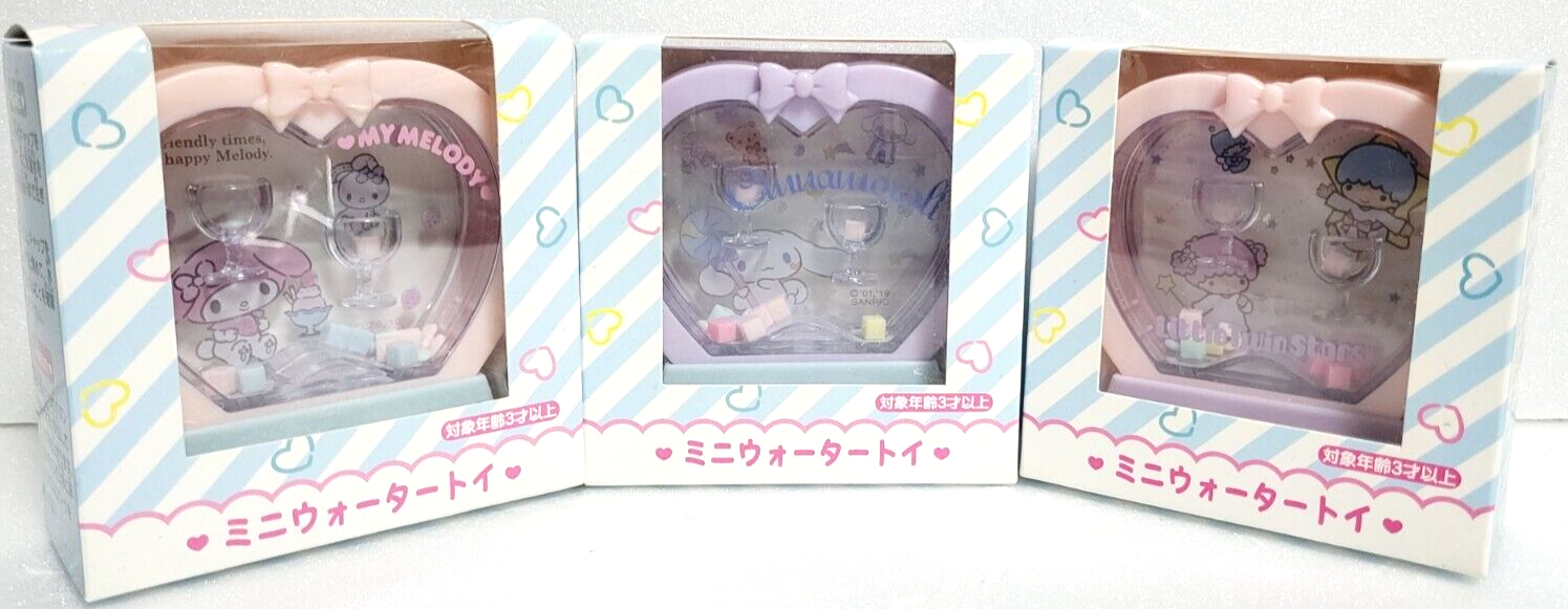 Little Twin Stars My Melody Cinnamoroll Mini Toy Water Game Set SANRIO ...