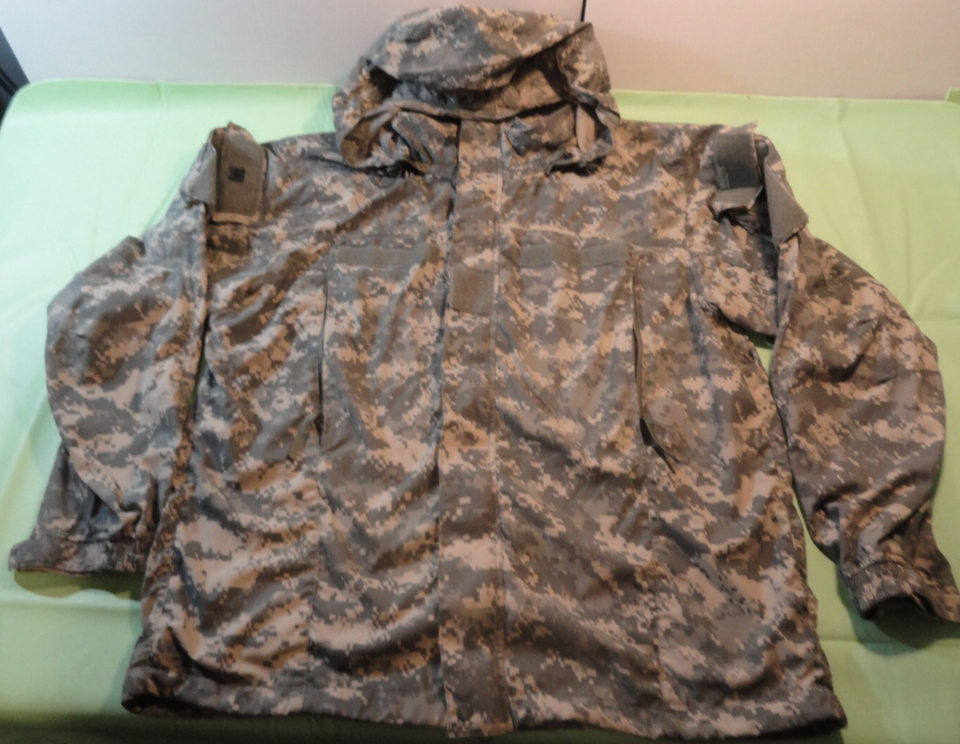 NEW JACKET SOFT SHELL COLD WEATHER JACKET ACU UCP DIGITAL W/ HOOD LEVEL ...