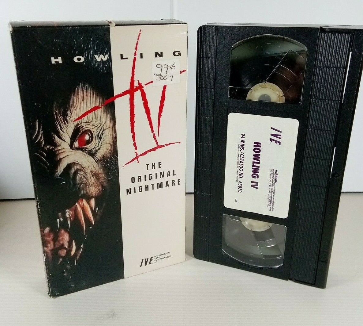 Howling IV 4 - The Original Nightmare VHS 1988 Werewolf Horror - VHS Tapes