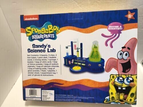 SpongeBob SquarePants Sandy's Science Lab Playset 25+ Experiments ...