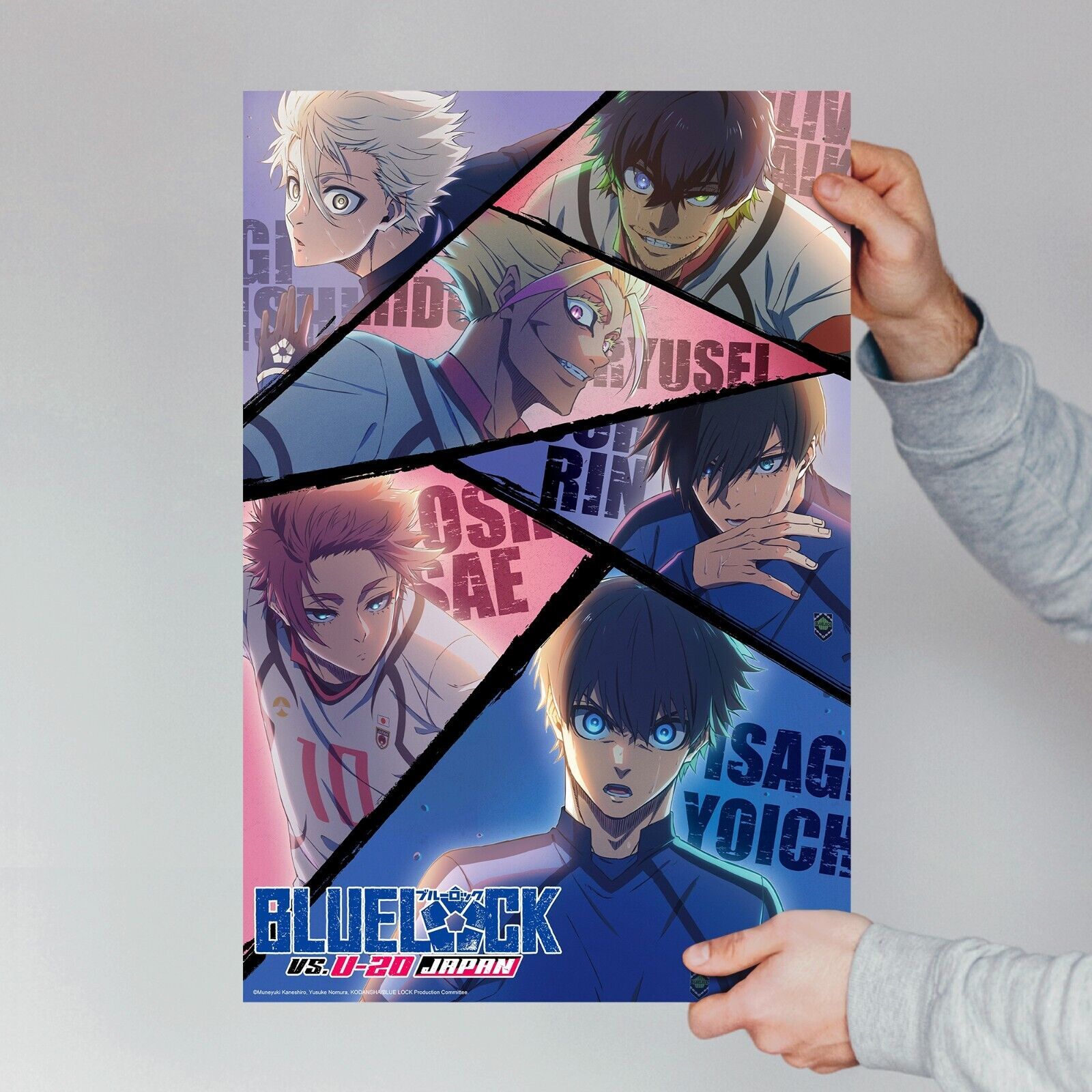BLUE LOCK 2ND SEASON anime poster 2024 BLUE LOCK VS. U-20 JAPAN Key ...