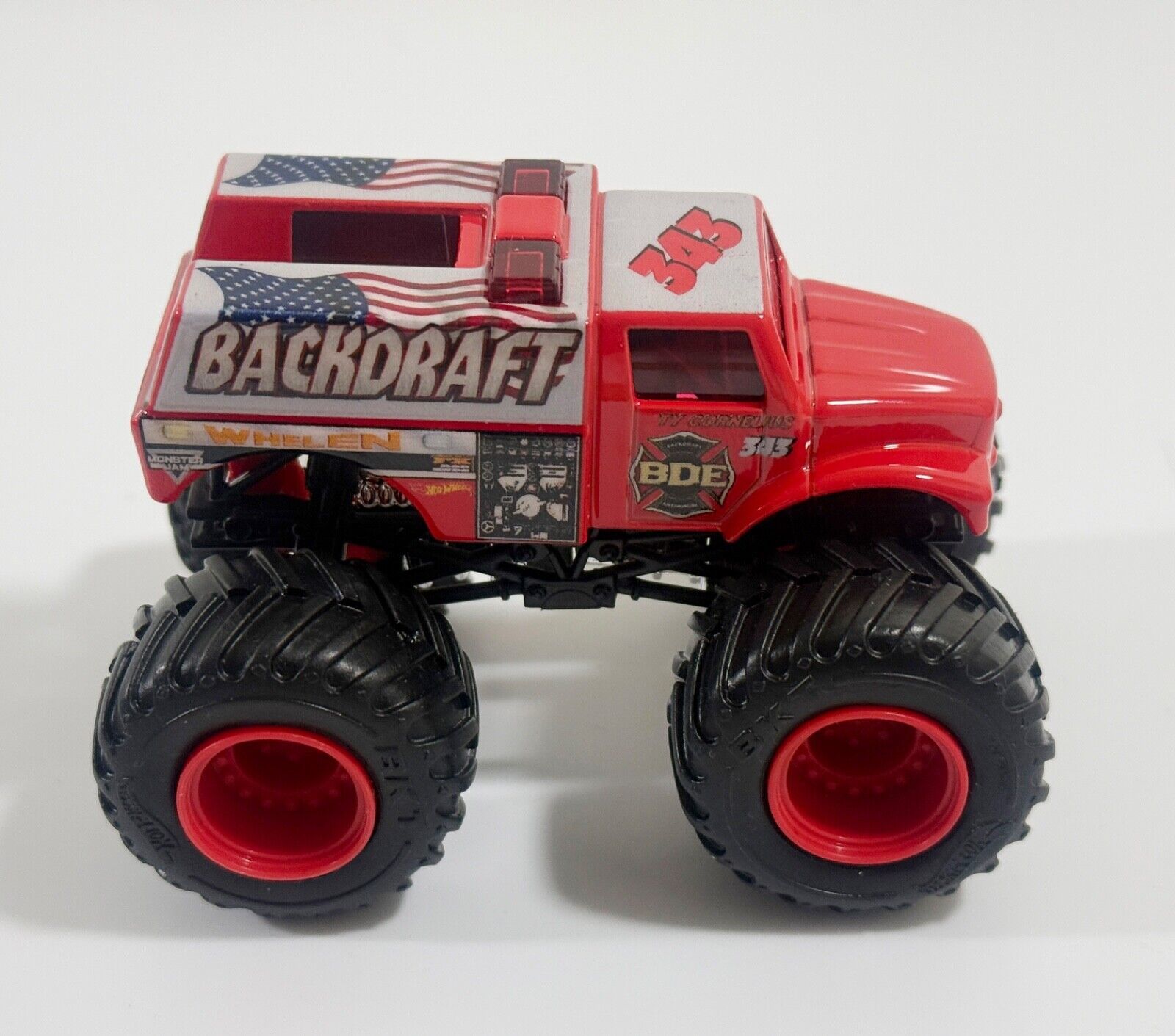 Hot Wheels Monster Jam Trucks Backdraft Fire and 50 similar items