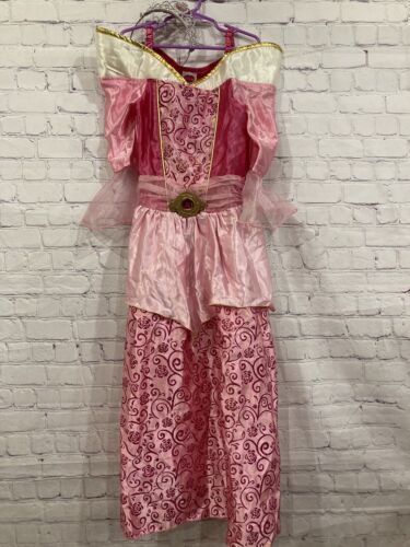 DISNEY Princess AURORA Sleeping Beauty girls Costume Gown Dress Up ...
