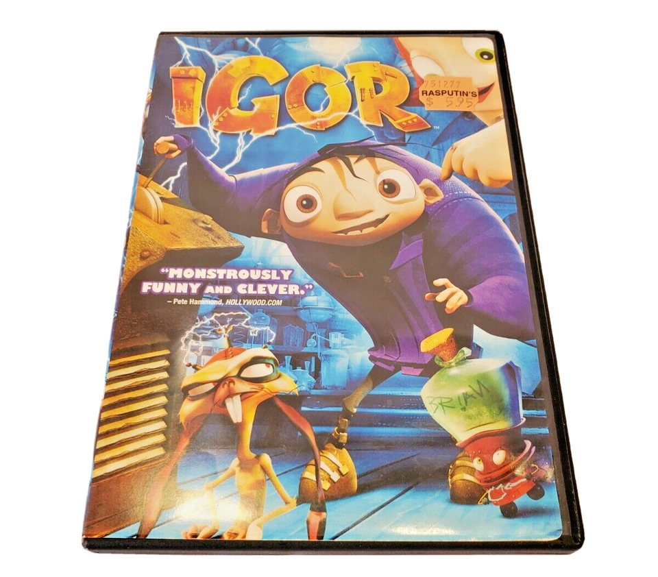Igor DVD 2008 | Animated Family Comedy | John Cusack & Jennifer ...