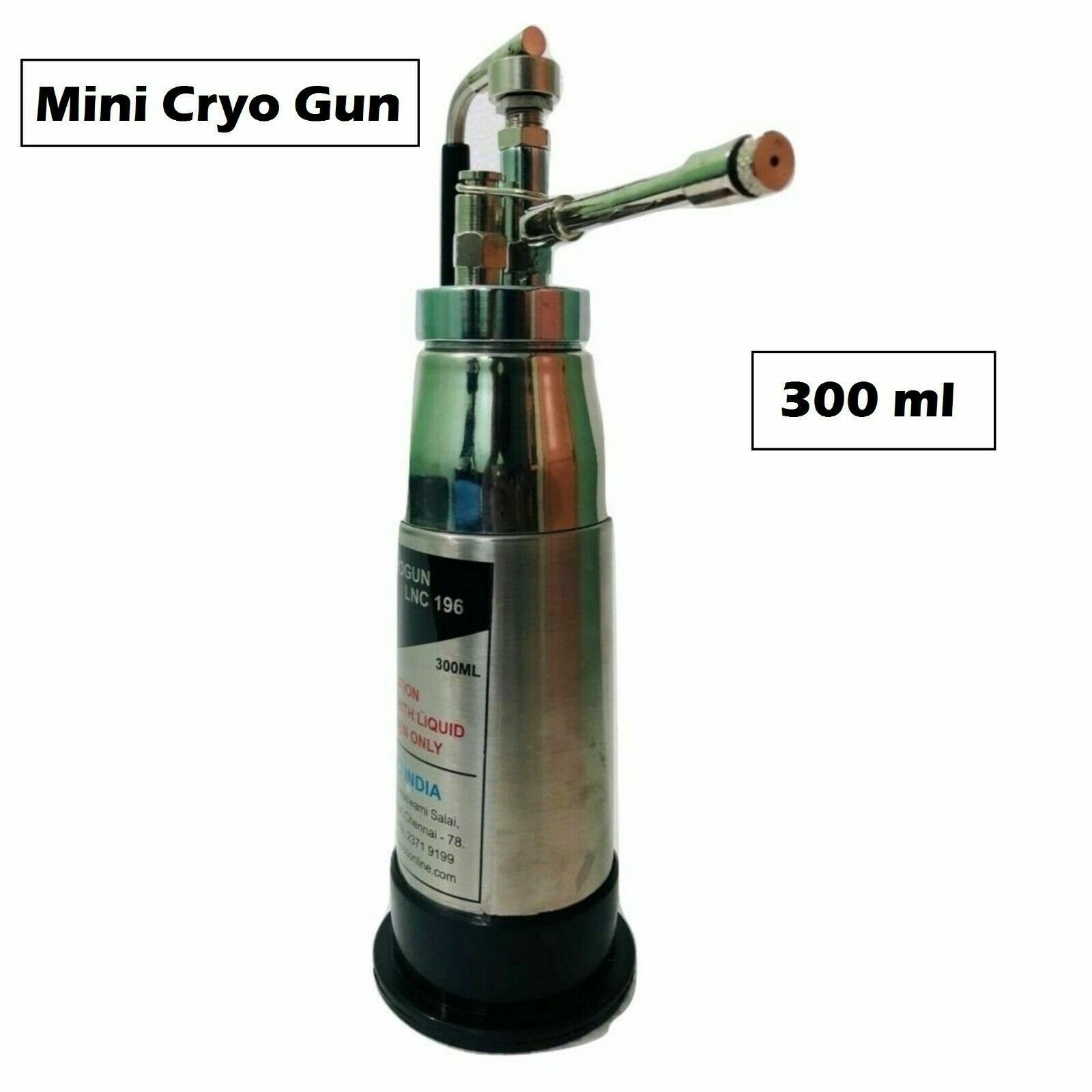 Stainless Steel LNC 196 350 ml Mini Cryo can Liquid Nitrogen Cryo ...