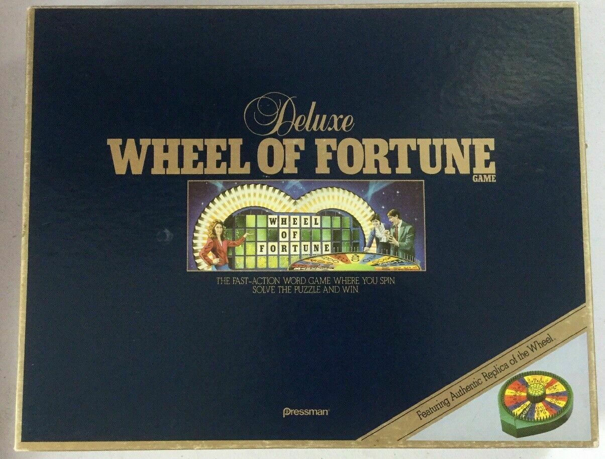 Deluxe Wheel of Fortune Game by Pressman - Contemporary Manufacture