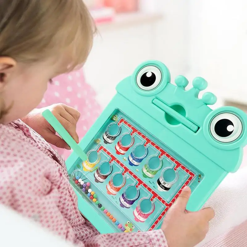 Magnetic Color Sorting Board game Magnetic Pen Color Number Maze ...