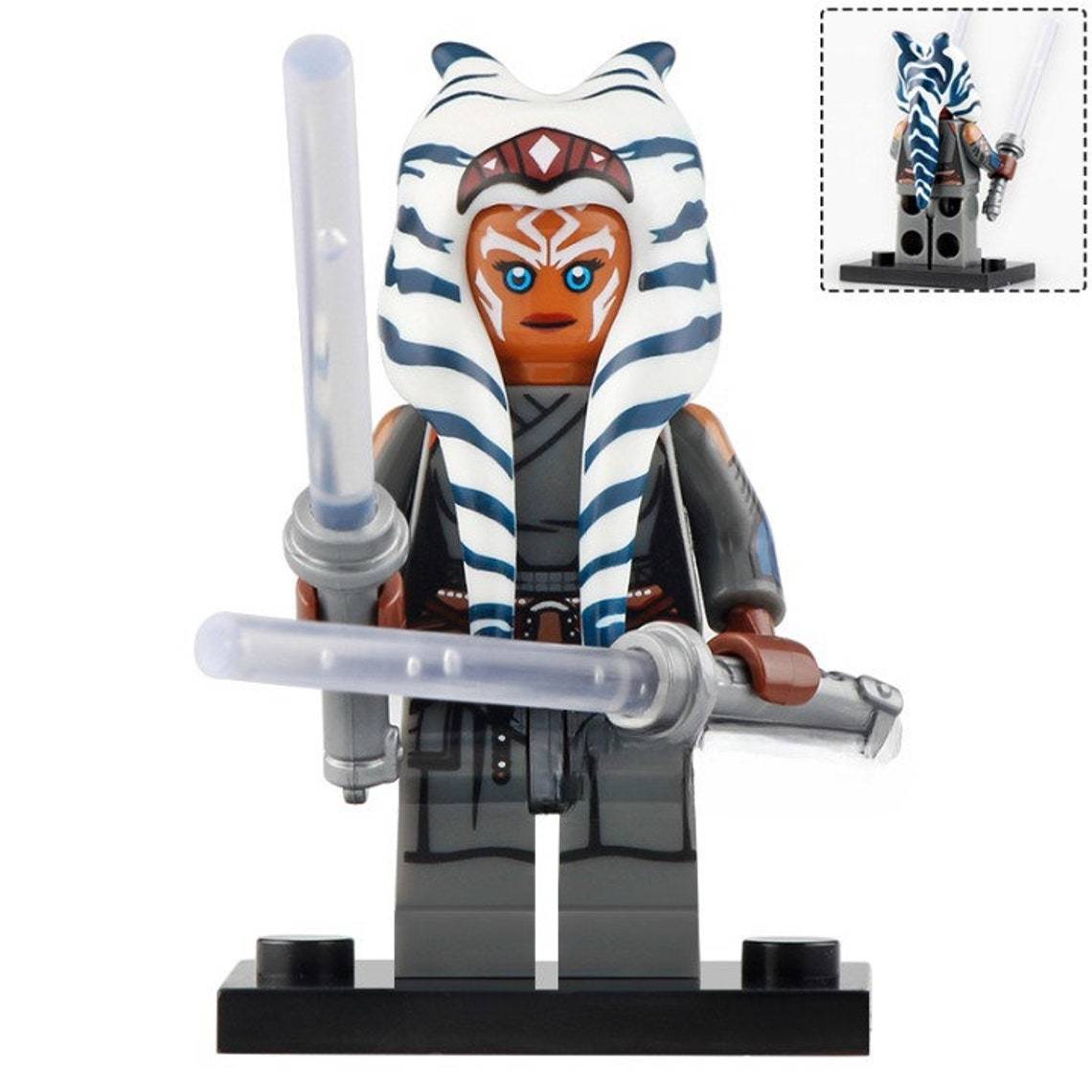 Star Wars The Mandalorian Ahsoka Tano Minifigures Weapons and ...