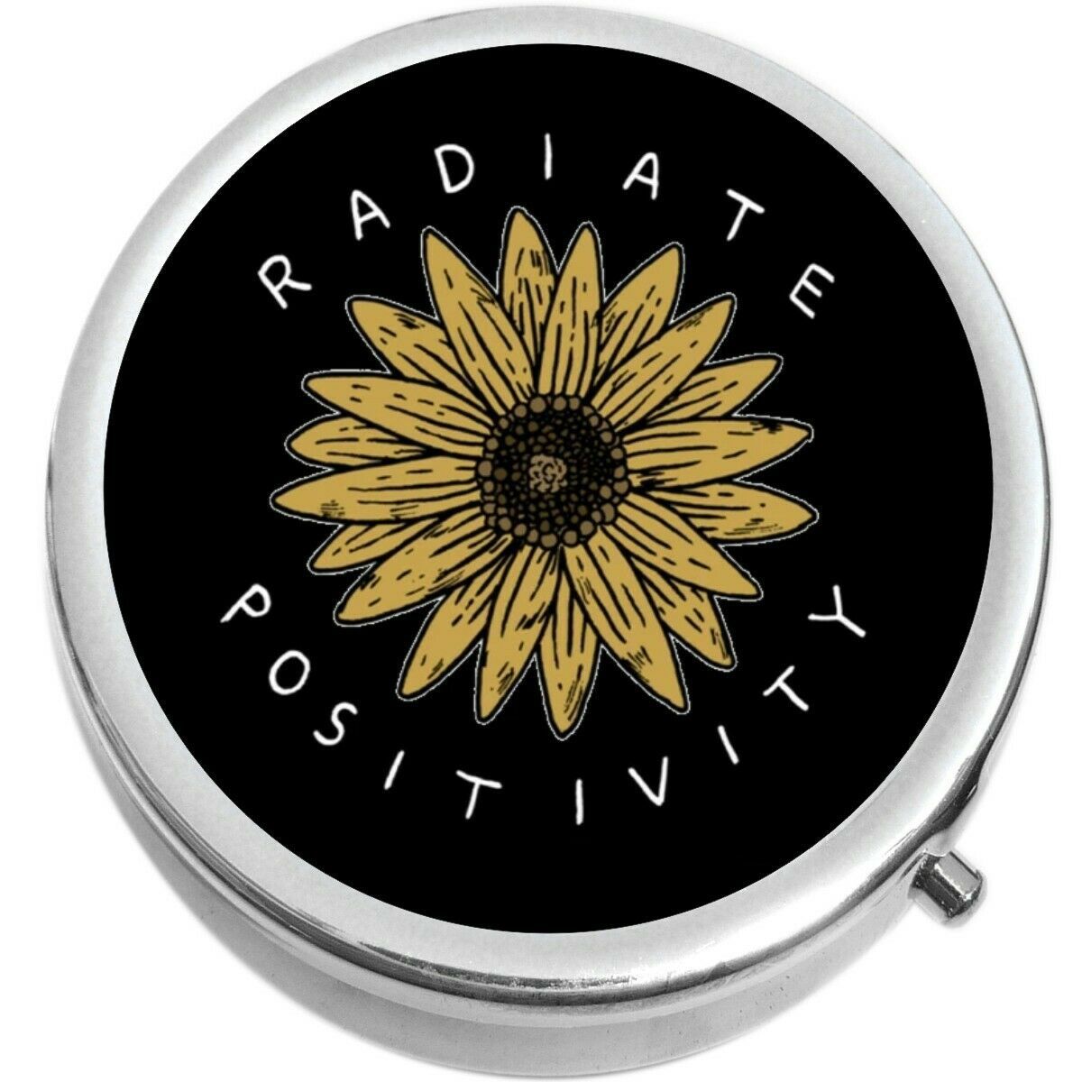 Radiate Positivity Medicine Vitamin Pill Box - Pill Boxes, Pill Cases