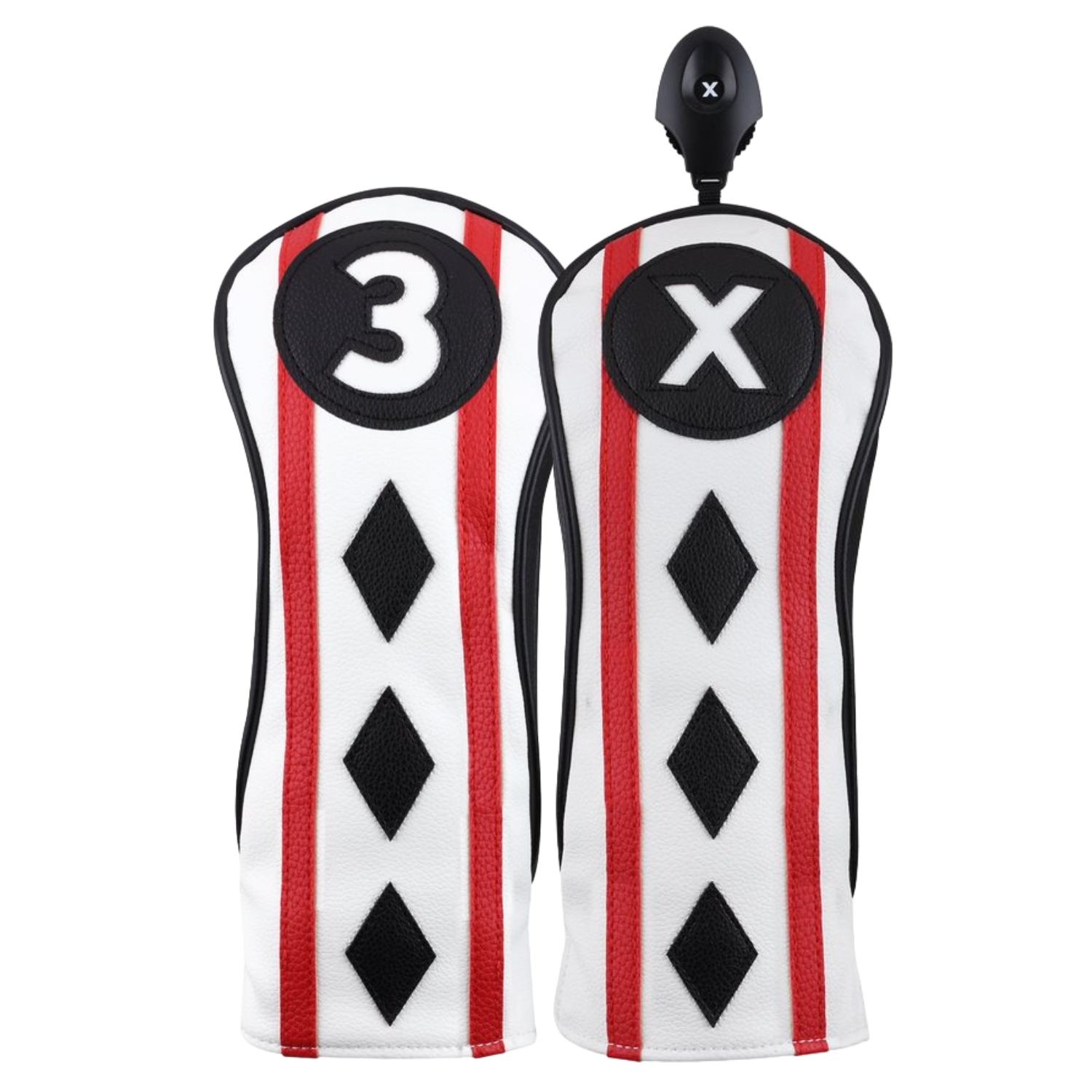 Majek Golf Clubs Poker Diamond Black Red White #3 +#X Fairway Wood ...