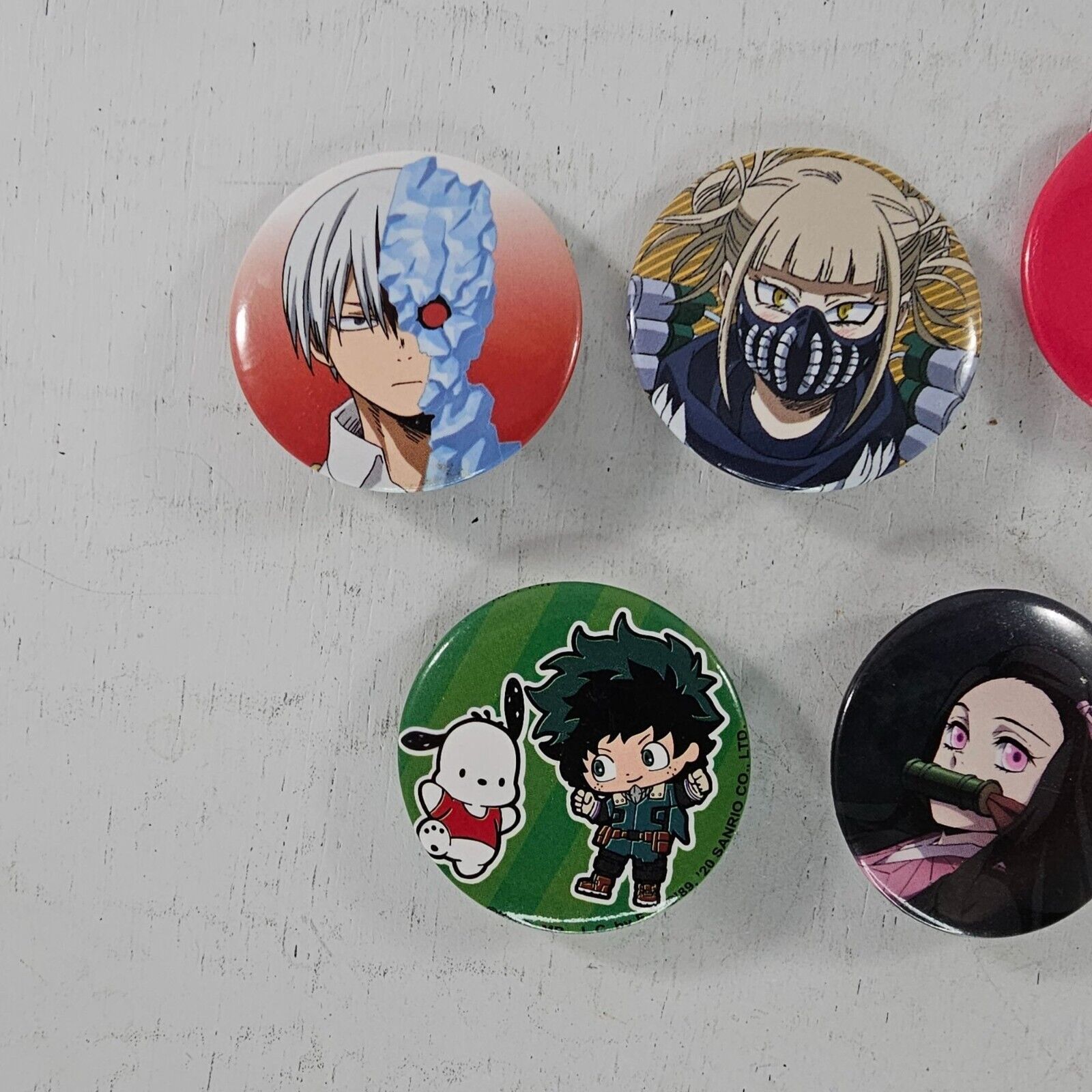 Anime Button Pin Lot My Hero Academia Sanrio Demon Slayer - Animation ...