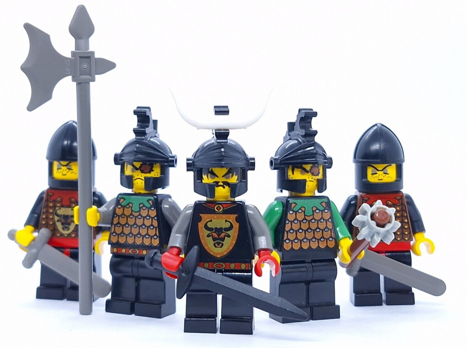 Lego Castle Kingdoms Bull Knights Lot Minifigures - LEGO (R) Minifigures