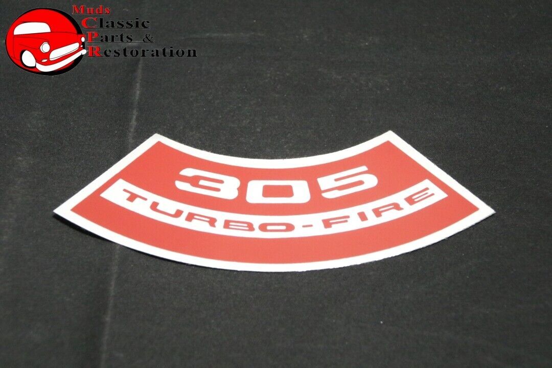 Chevy 305 Turbo Fire Air Cleaner Decal and similar items