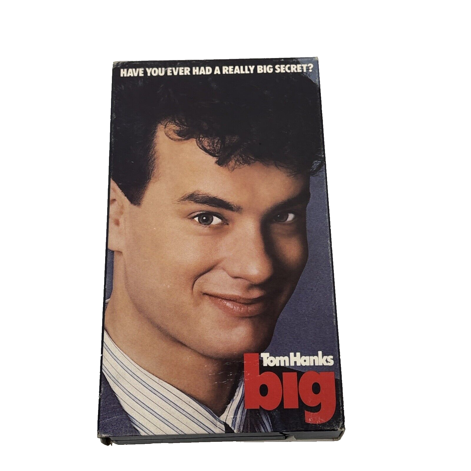 BIG VHS Movie Tom Hanks CBS FOX 1989 White CBS FOX Video Tape Vintage ...