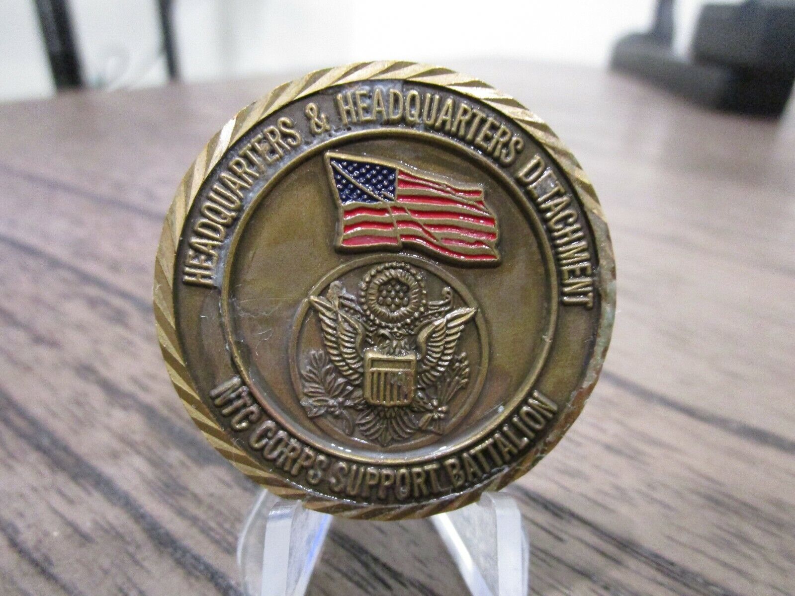 US Army Headquarters & Headquarters DET Commanders Challenge Coin #765M ...