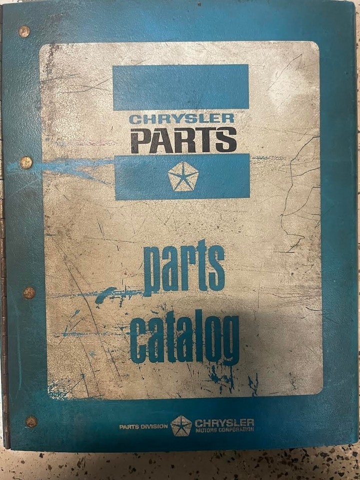 1969 Chrysler Plymouth Dodge Passenger Cars Parts Catalog Abdo Manual ...
