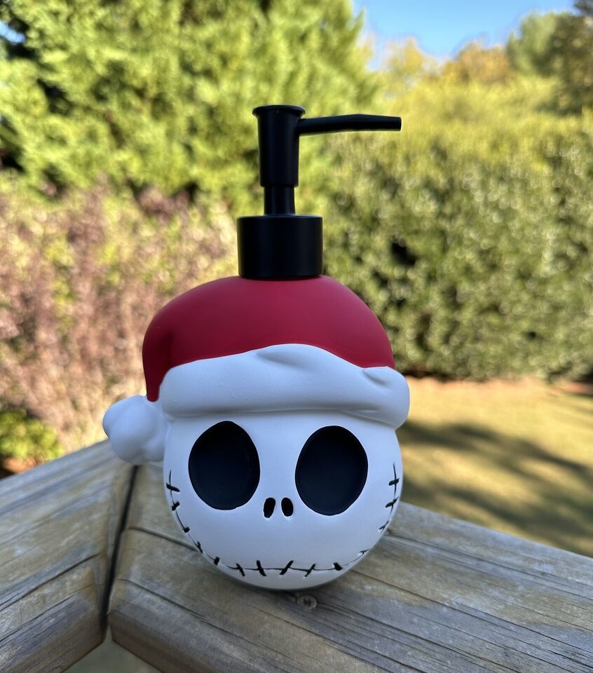 Disney Nightmare Before Christmas Jack Skellington Santa Hat Soap ...