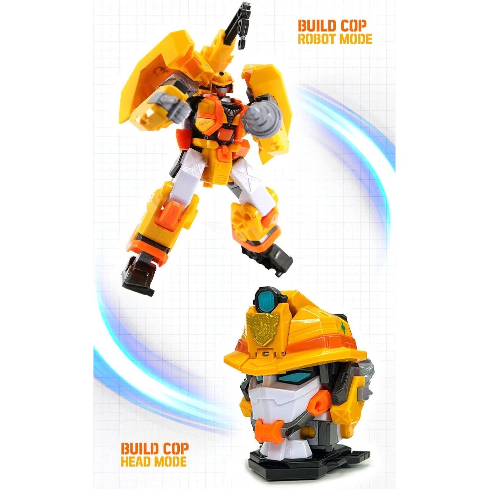 Miniforce Build Cop Buildcop Korean Transforming Action Figure Robot ...