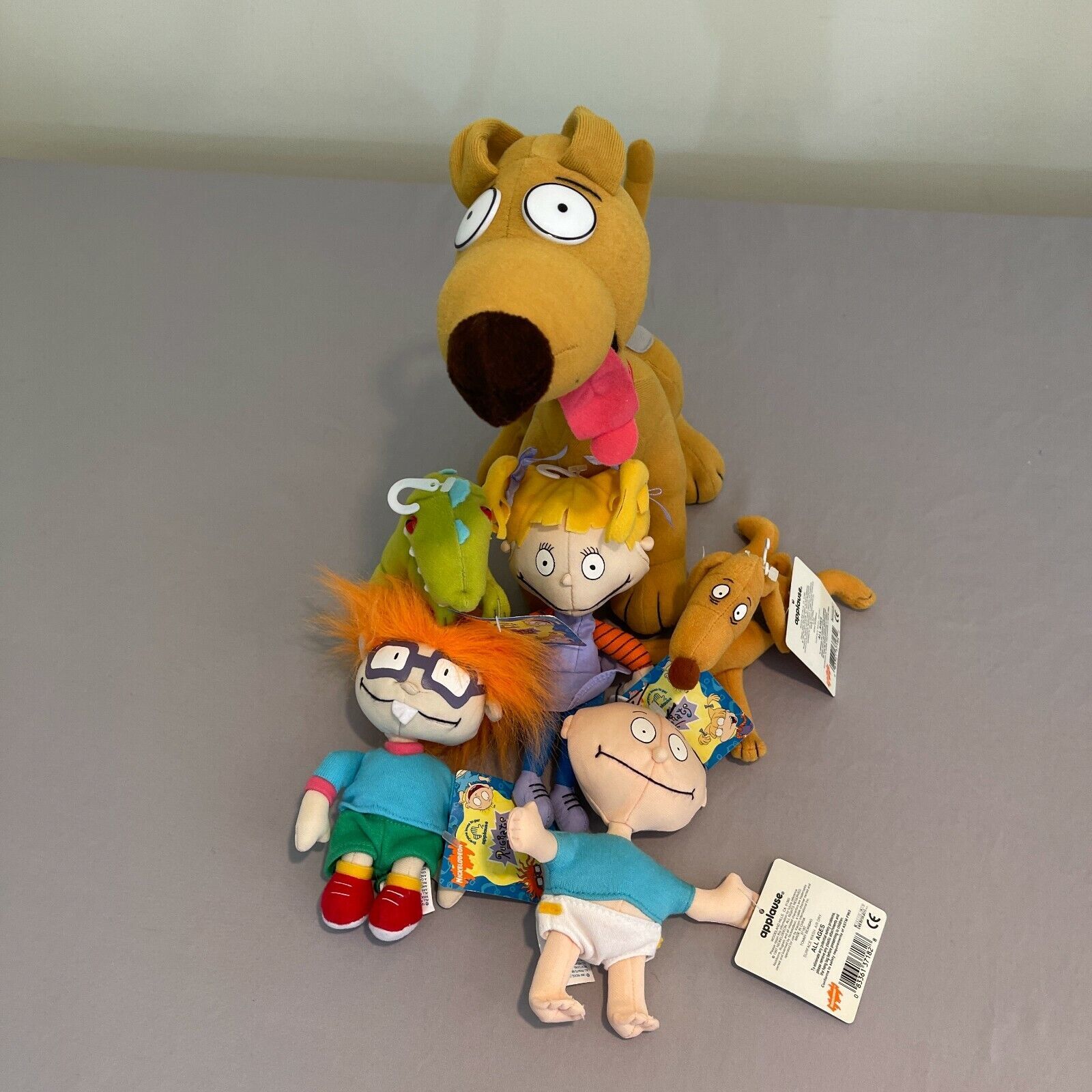 Nickelodeon Rugrats LOT Plush Spike Tommy and 50 similar items