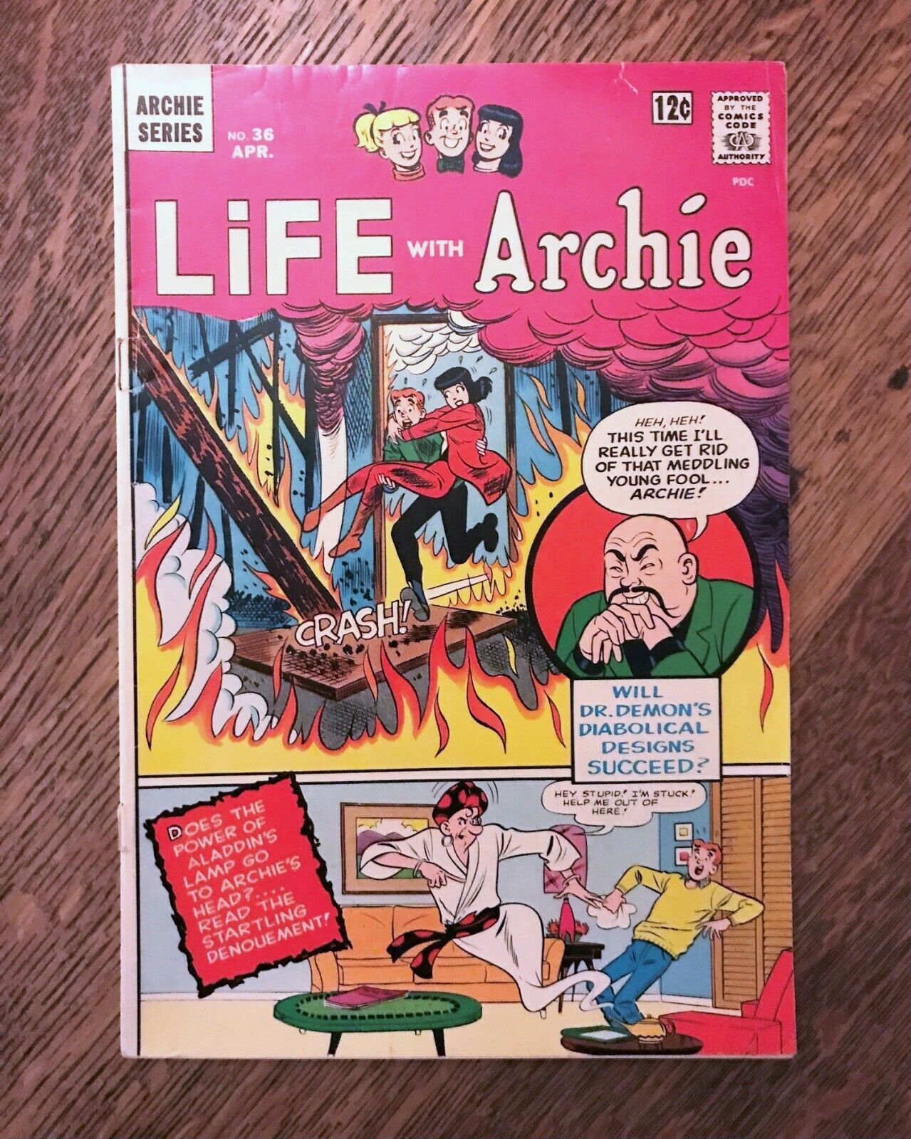 LIFE WITH ARCHIE # 36 - Vintage Silver Age "Archie" Comic - VERY FINE ...