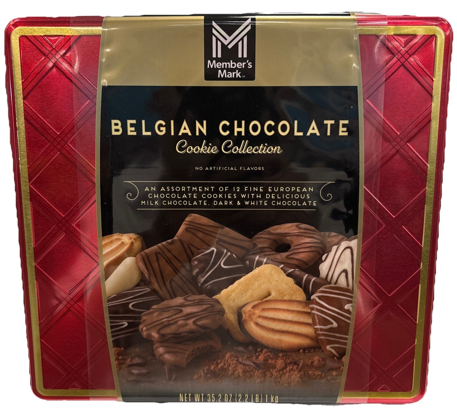 Belgian Chocolate Cookies Collection 35.2 Oz - Cookies & Biscotti
