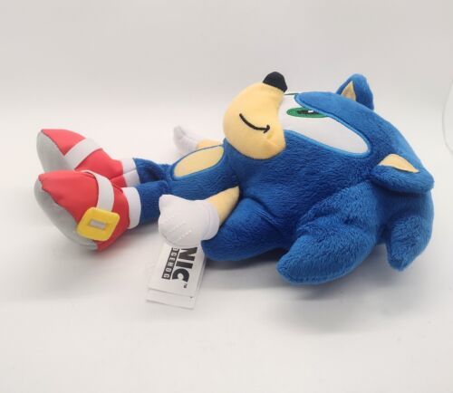 Sonic The Hedgehog Stuffed Animal Plush 12in Sega Blue Cartoon TV - Other