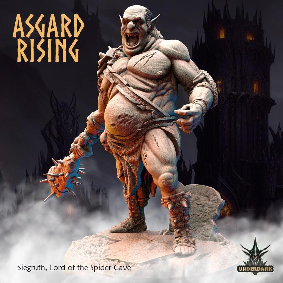 3D Printed Asgard Rising Siegruth 28 32 mm Wargaming DnD - 28mm