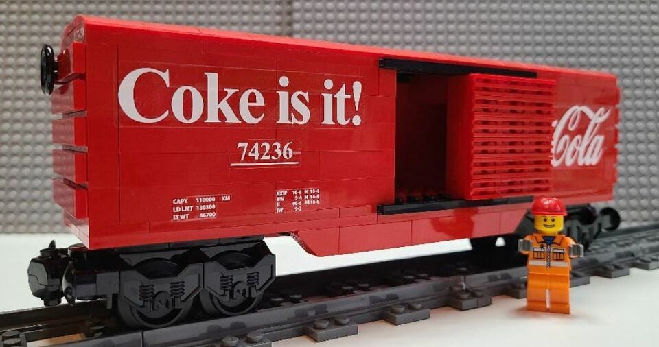 Custom Train Coke Coca Cola Boxcar -- PLEASE READ ITEM DESCRIPTION ...