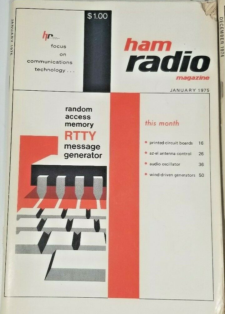 Ham Radio Magazine December 1974 and January and 50 similar items