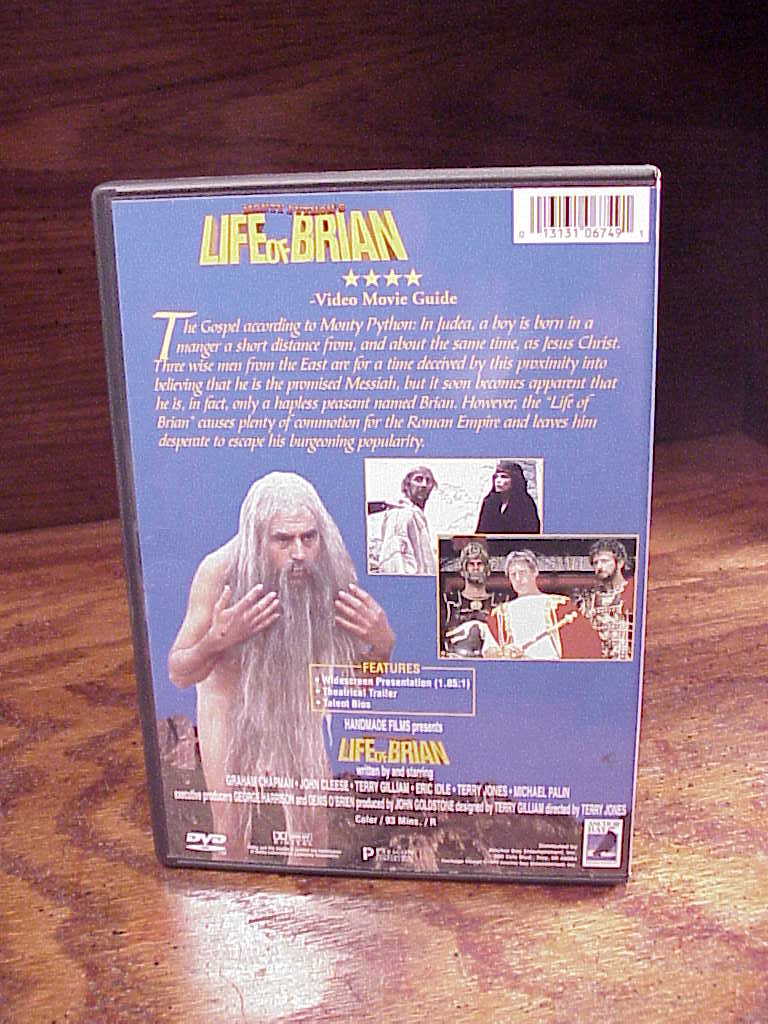 1979 Monty Python's Life of Brian DVD, Used, Nice Shape - DVDs & Blu ...