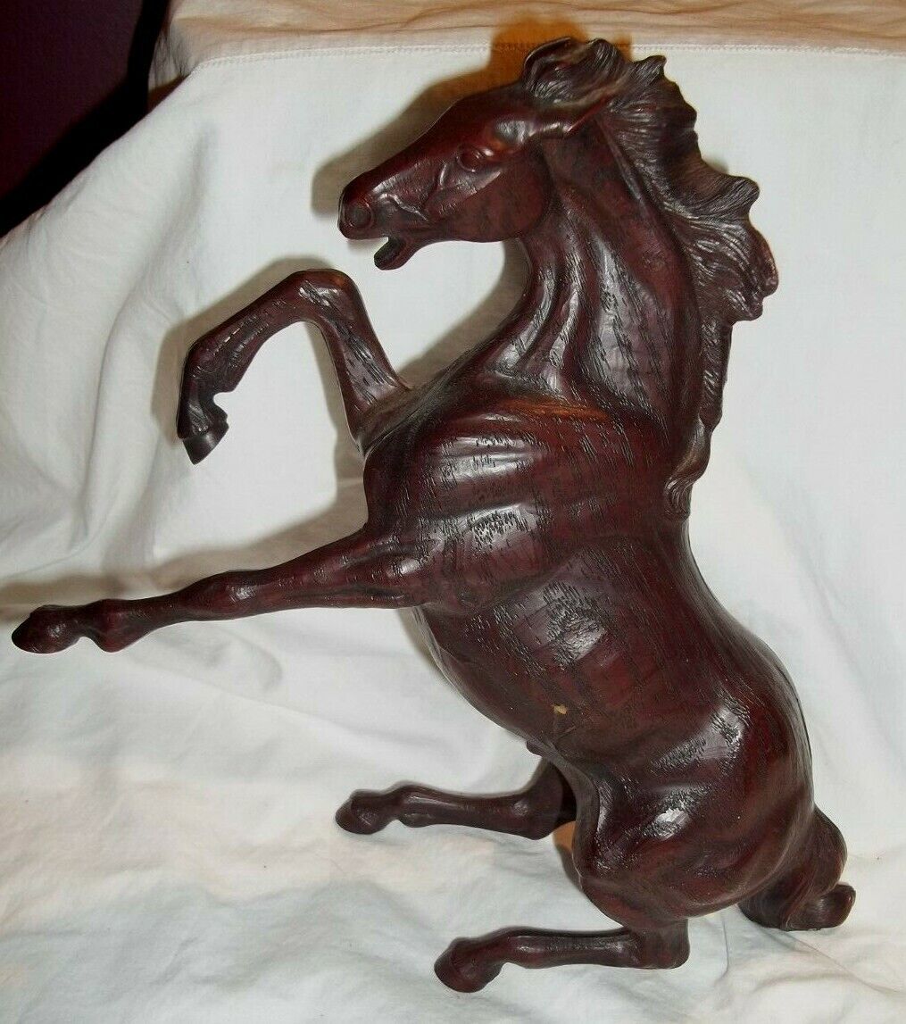 Vintage Hartland Plastics Wild Mustang Rearing Horse Model 1960s ...
