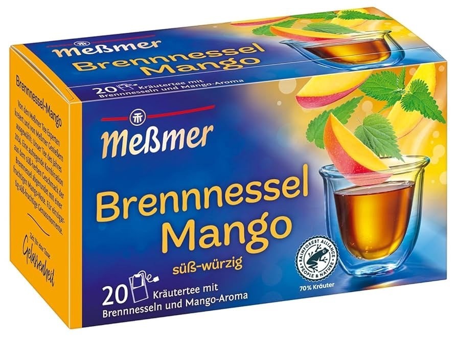 Messmer tea NETTLE MANGO Brennessel Mango Made in Germany FREE SHIPPING ...
