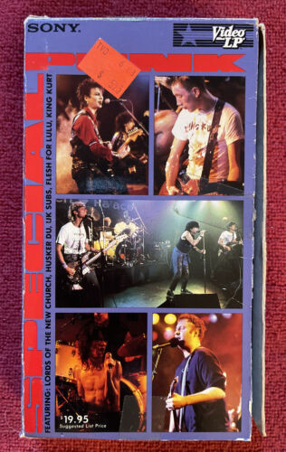 1986 PUNK SPECIAL Sony VHS Video LP Lords Of The New Church, Husker Du ...