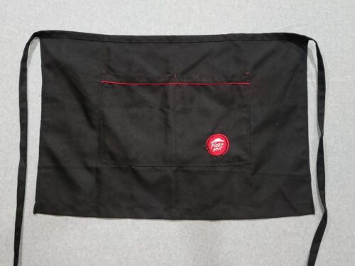 Pizza Hut Apron Adult Black Fast Food Employee Uniform Retail Waiter ...