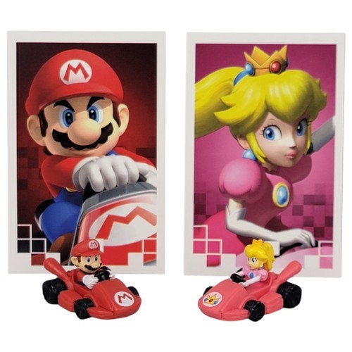 Monopoly Gamer Mario Kart Replacement Tokens Mario & Princess Peach ...
