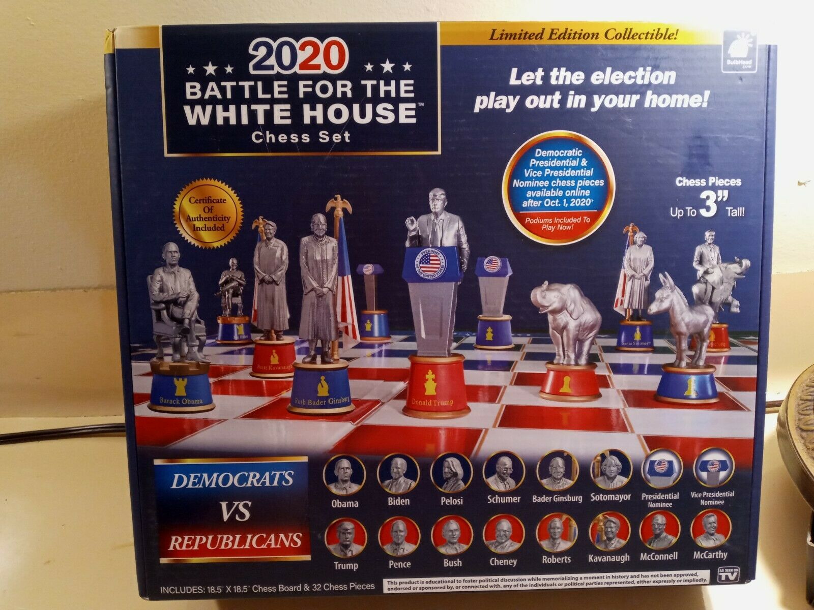 2020 Battle For The Whitehouse Chess Set - Contemporary Chess