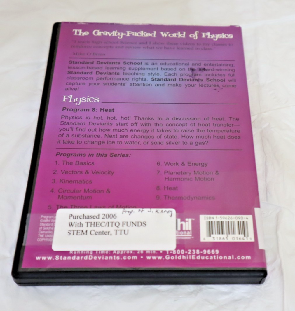 Standard Deviants School - Physics Program 8 - Heat (Classroom Edition - DVDs & Blu-ray Discs