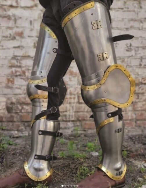 Medieval Leg Armor Gothic Leg Protection and similar items