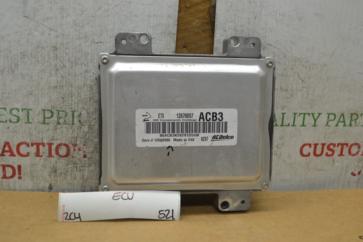 2017 Chevrolet Trax Sonic Engine Control Unit ECU 12668986 Module 521 ...