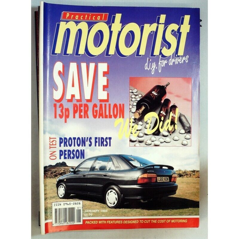 Practical Motorist Magazine January 1994 mbox2949/b Proton's First ...