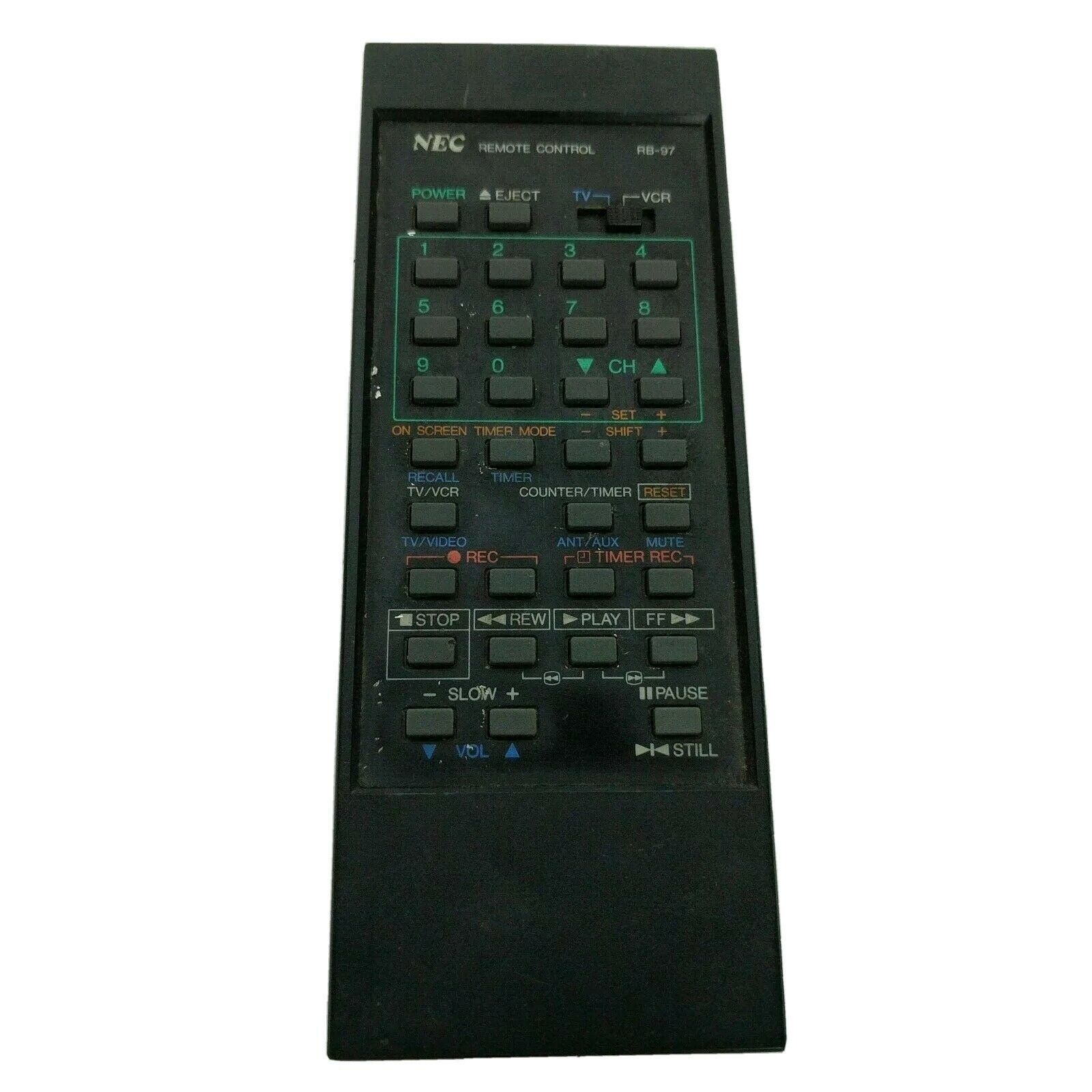 Genuine NEC TV VCR Remote Control RB-97 and 48 similar items