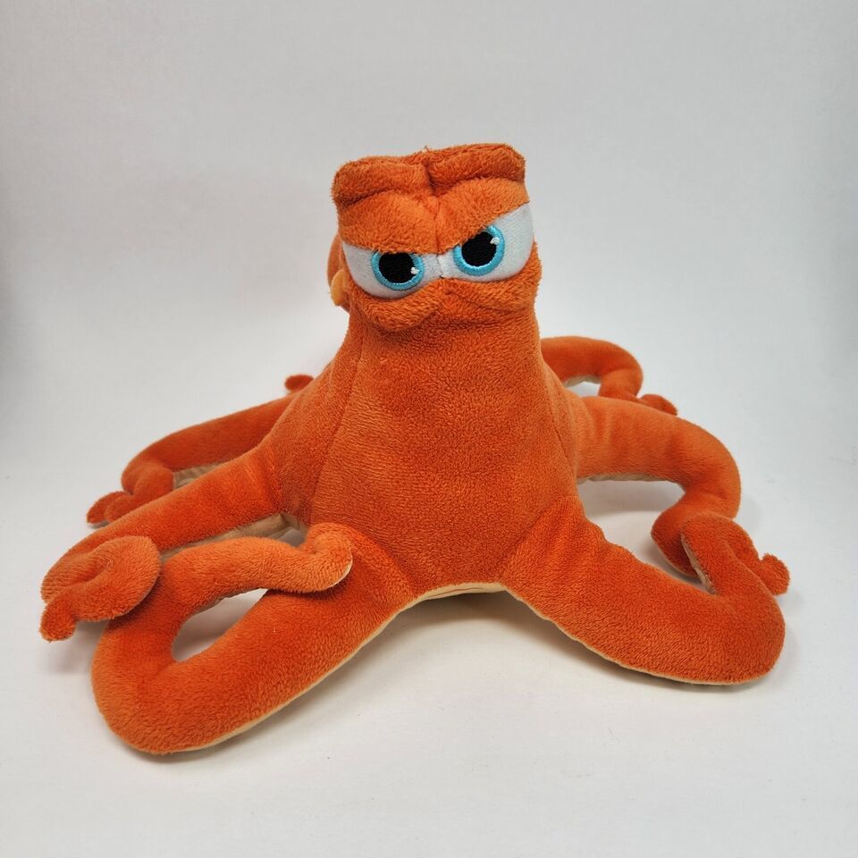 10" DISNEY FINDING DORY HANK ORANGE OCTOPUS STUFFED ANIMAL PLUSH TOY ...