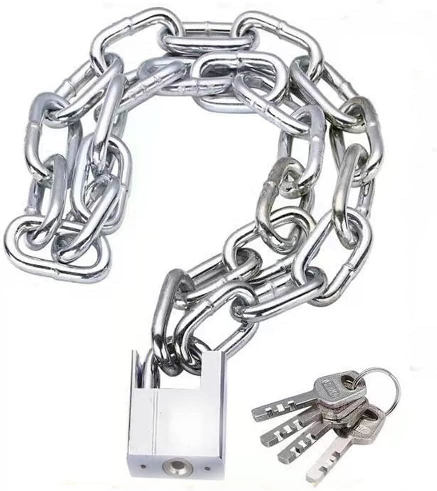 Safety Bicycle Chain Lock, Motorcycle Lock, Cannot Be Cut With Bolt ...
