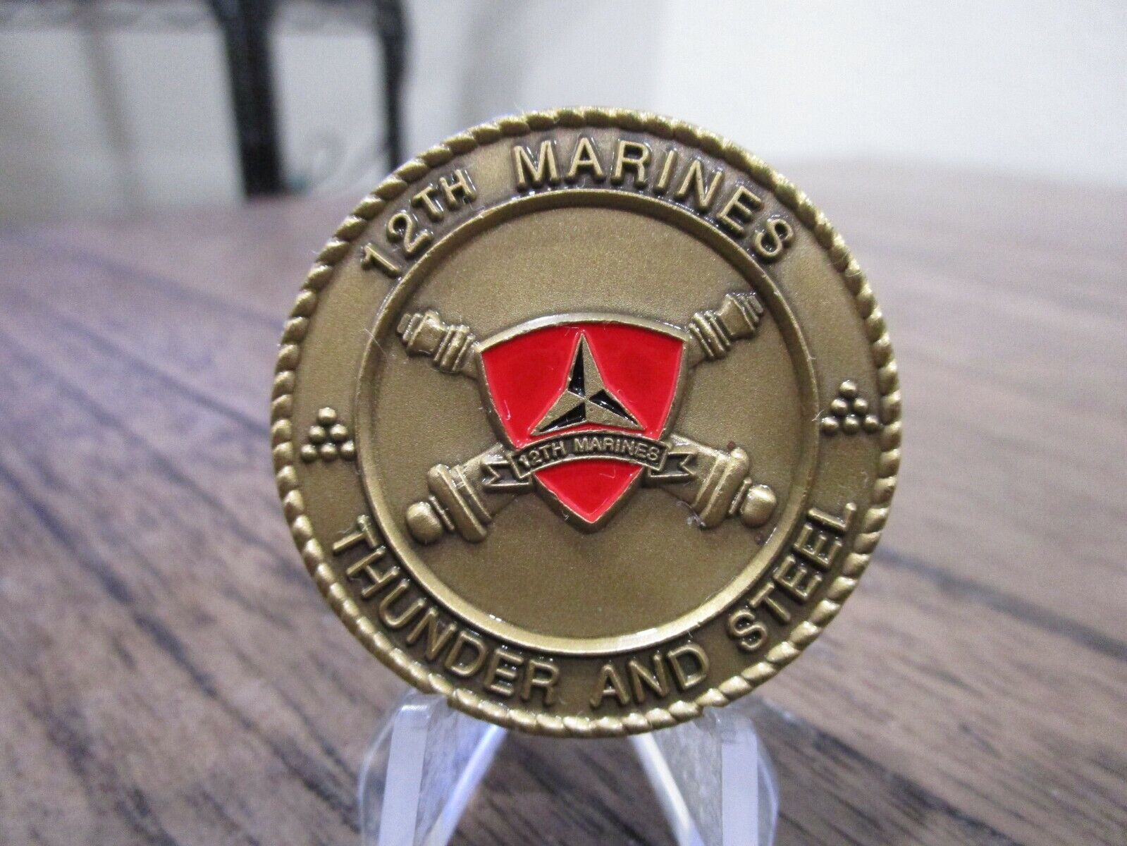 USMC 12th Marines Thunder And Steel Challenge Coin #904L - Challenge Coins