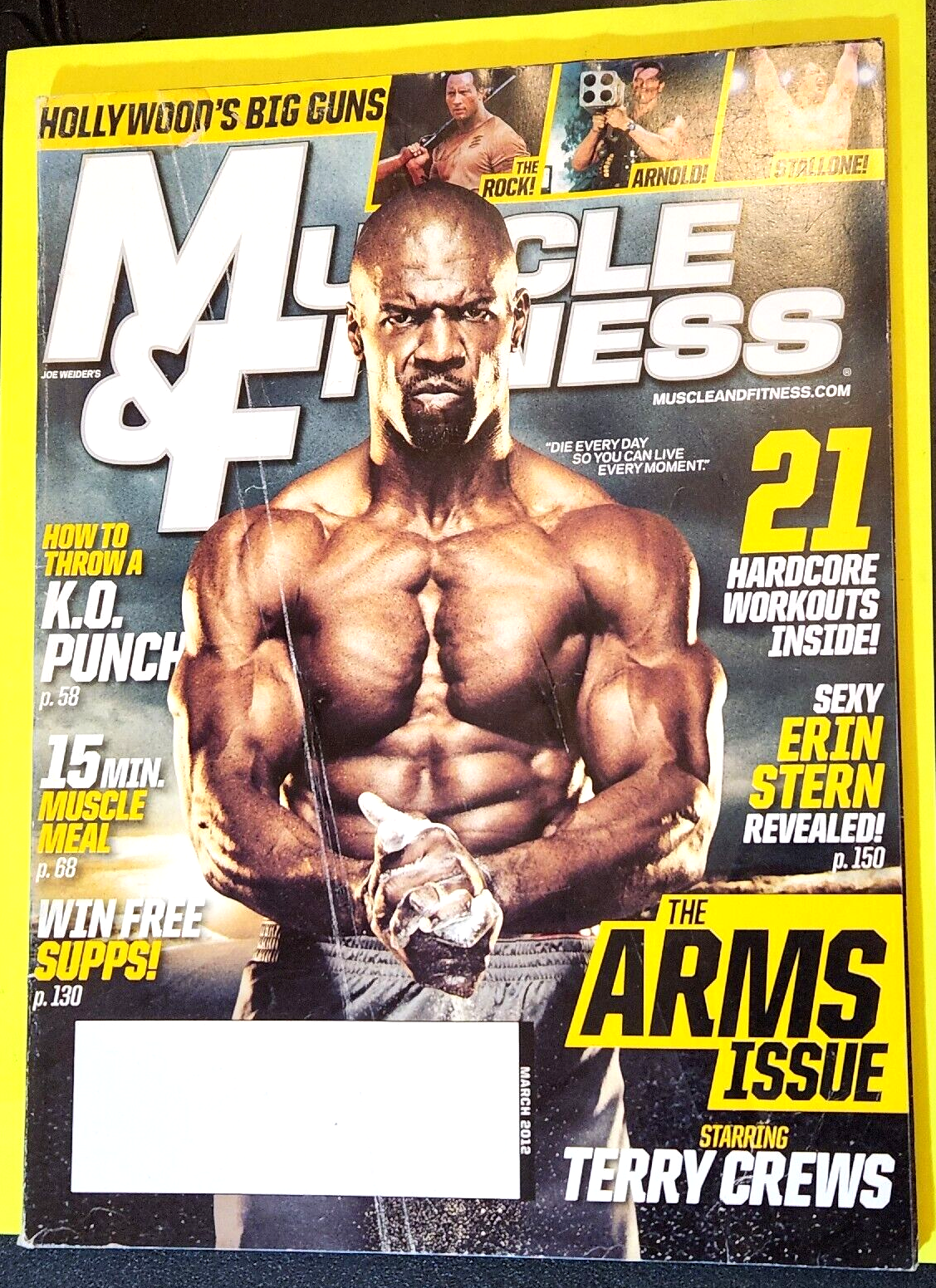 Muscle and Fitness March 2012 magazine olympia bodybuilding weider ...