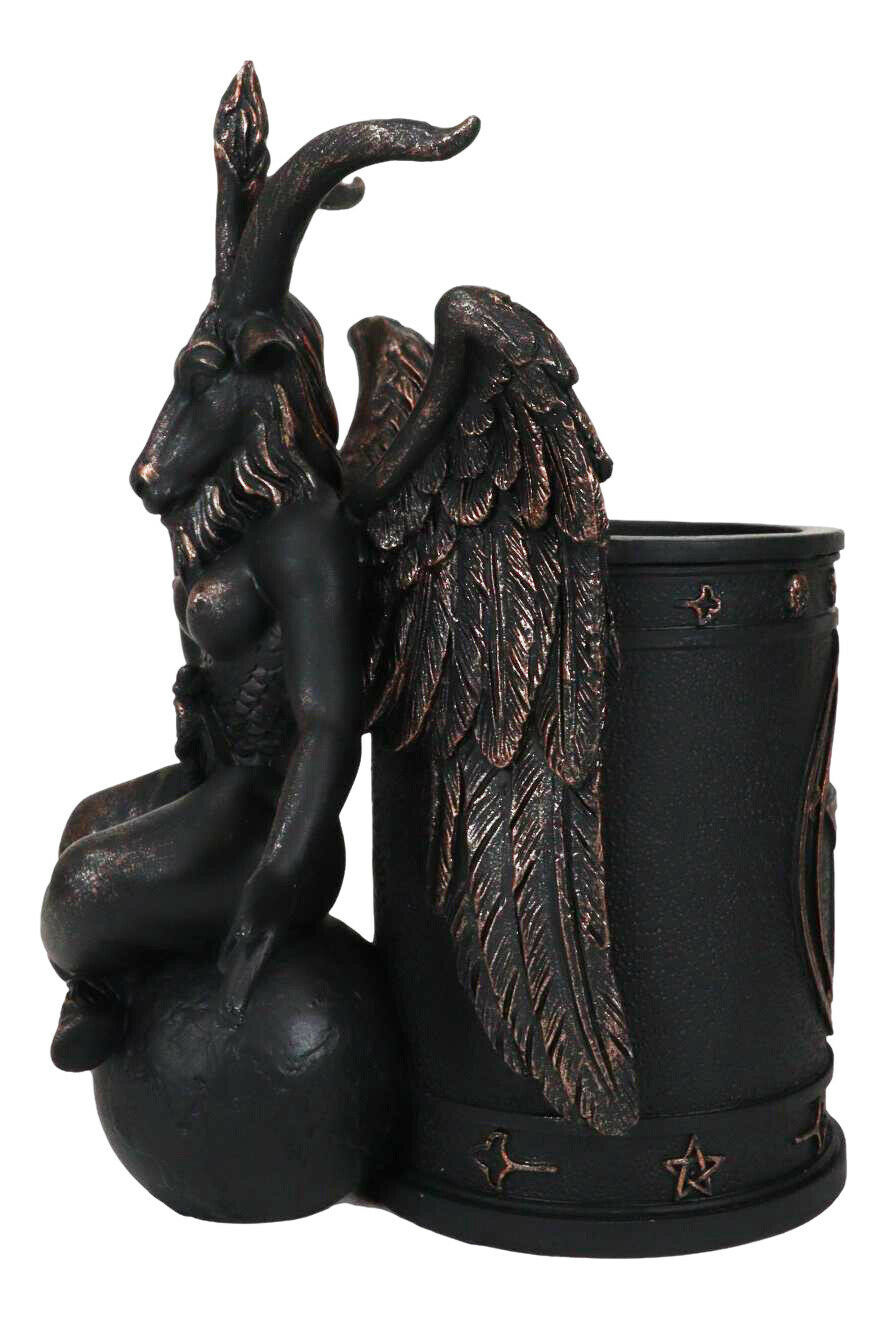 Sabbatic Goat Idol Winged Baphomet With Pentagram Sigil Stationery Pen ...
