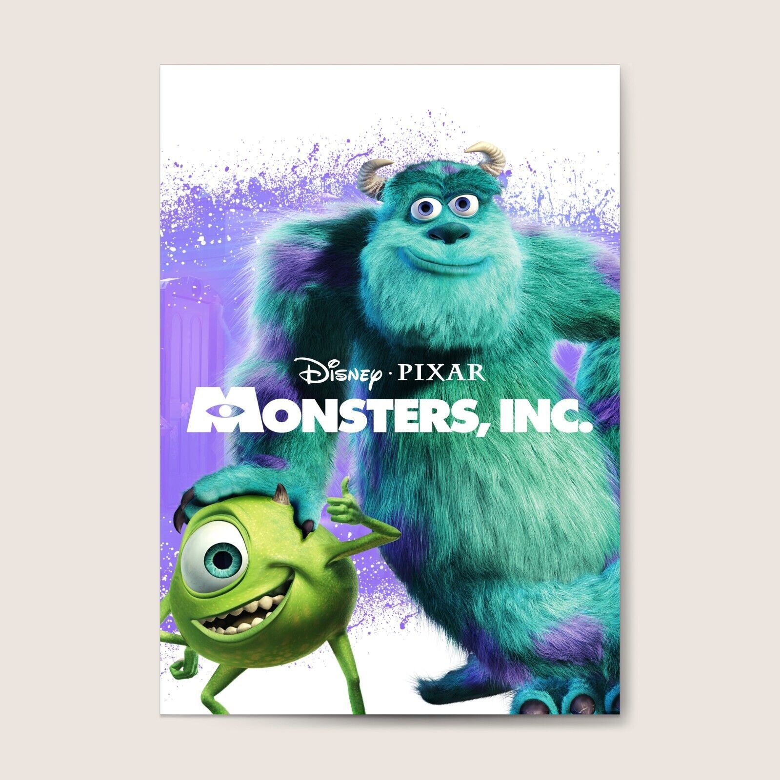 Monsters, Inc. Movie Poster (2001) - 20" x 30" inches (Unframed) - 2000-Now