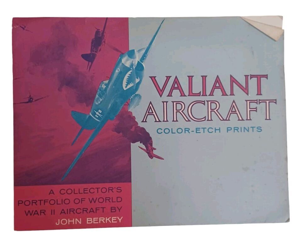 Valiant Aircraft Color Etch Prints by John Berkey Curtiss P-40 B-24 ...