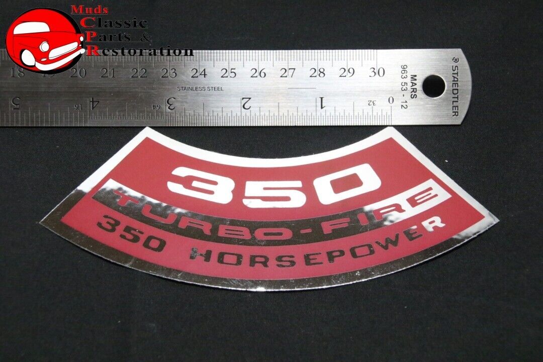 CAMARO, NOVA 350 TURBO FIRE 350-HP AIR CLEANER DECAL - Other Car ...