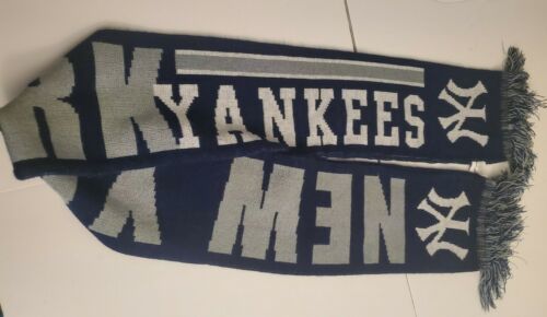 Scarf New York Yankees Blue, White, Gray Forever Collectibles, Bufanda ...